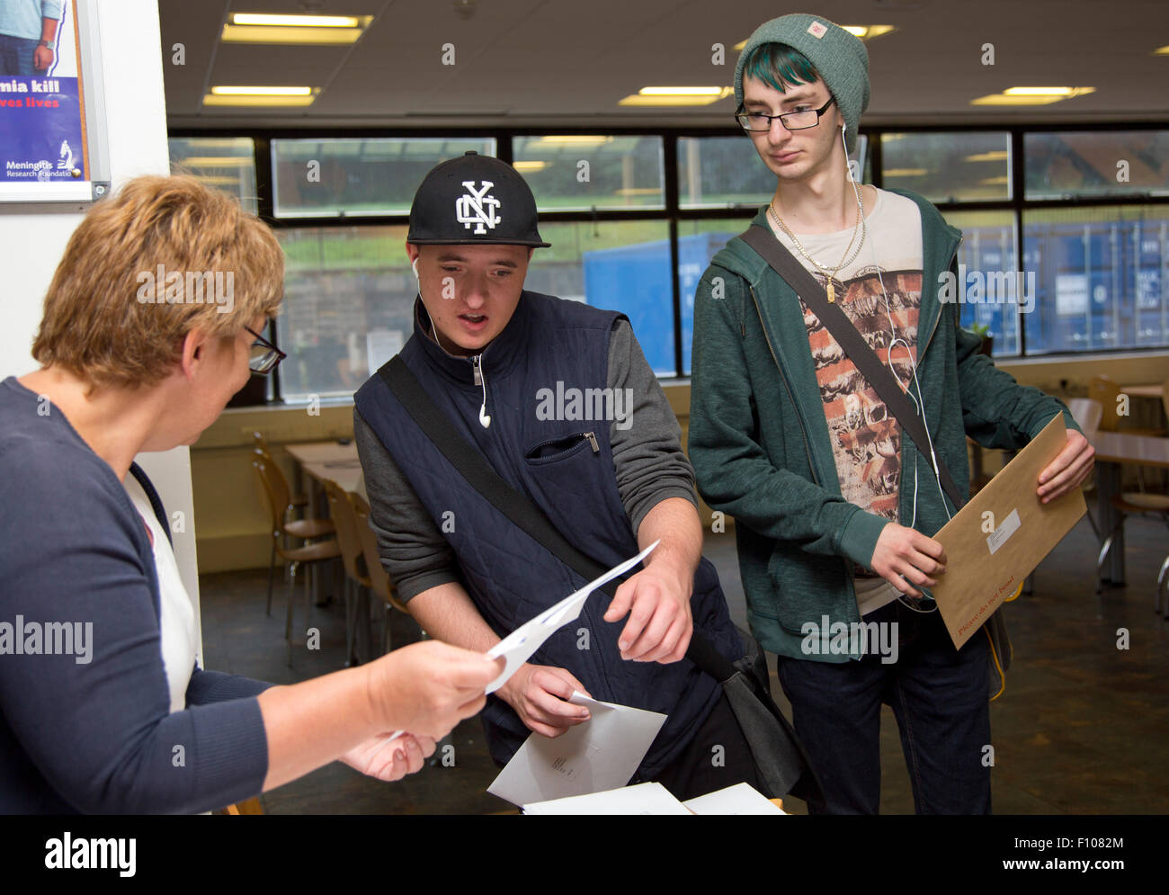 Boys celebrating exam results hi-res stock photography and images - Alamy