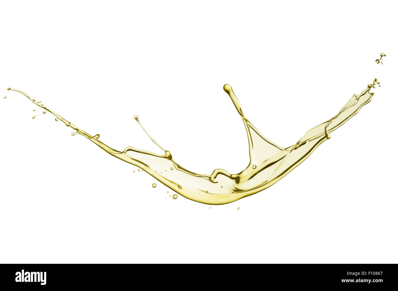 Oil splash isolated on white background Stock Photo - Alamy