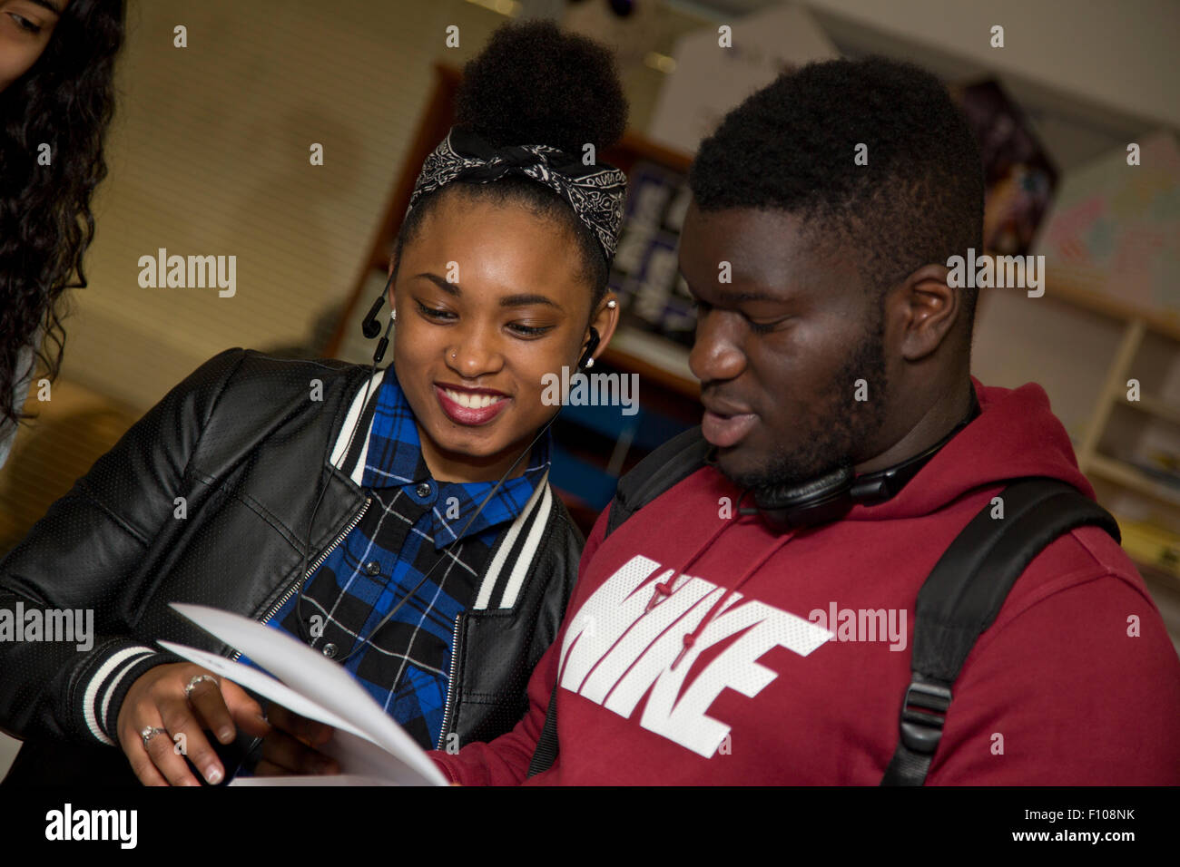 Level students celebrating exam results hi-res stock photography and ...