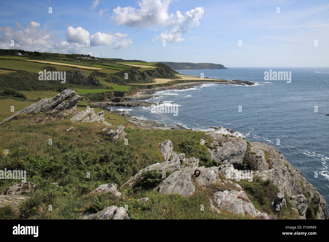 prawle point on the south devon coast Stock Photo - Alamy