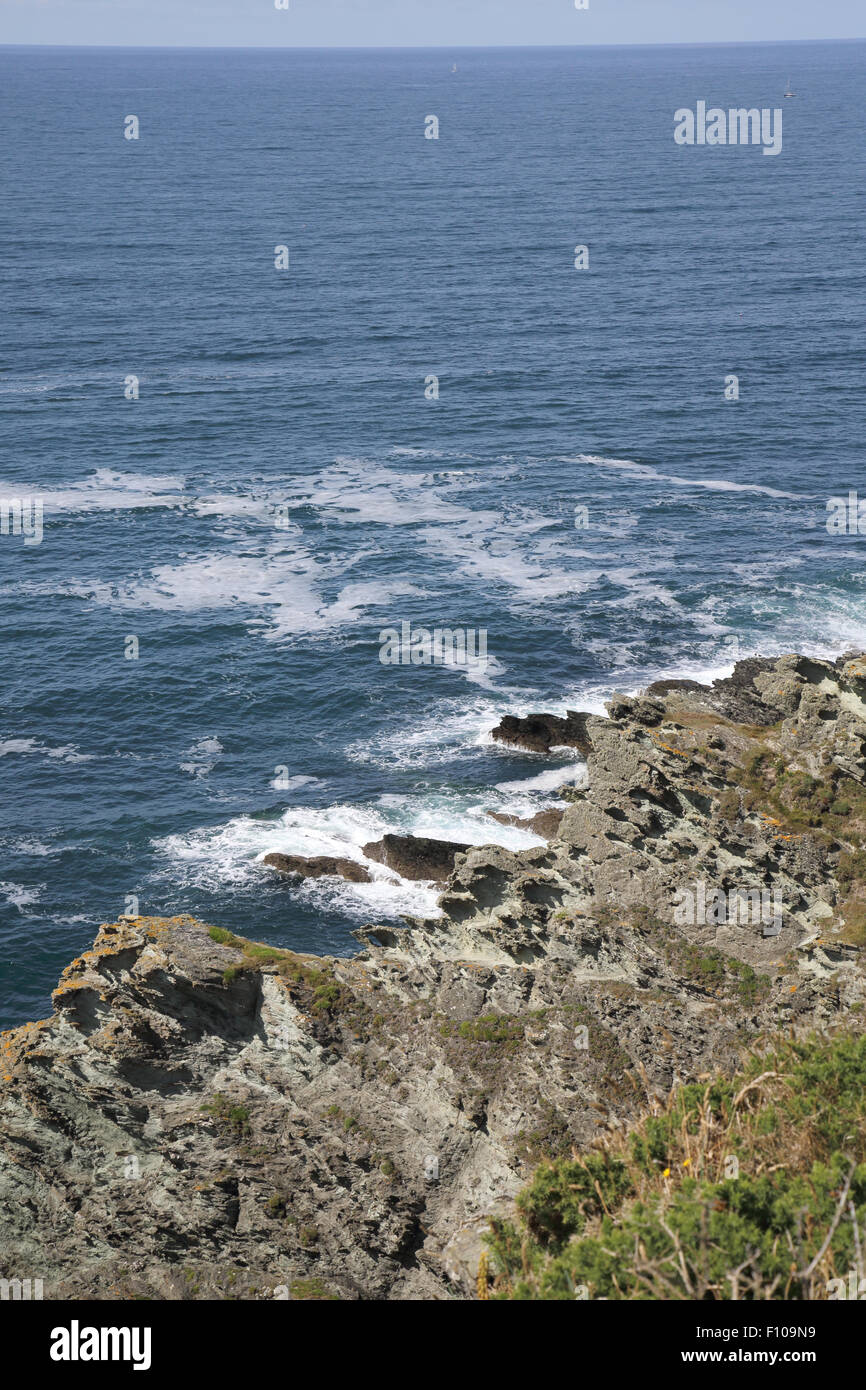 prawle point on the south devon coast Stock Photo - Alamy