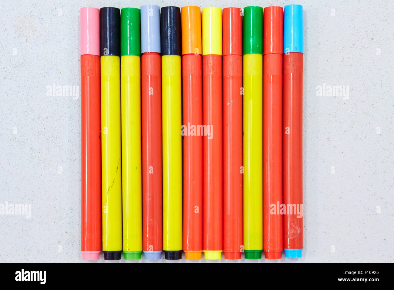 Colouring felt pens hi-res stock photography and images - Alamy