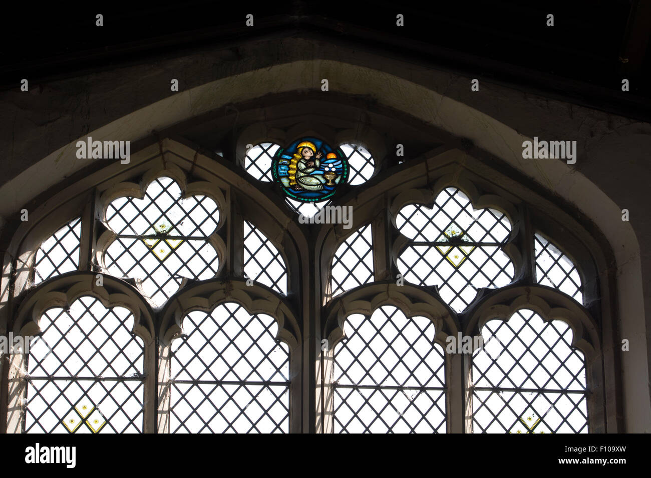 East Window tracery, St. Editha`s Church, Orton on the Hill ...
