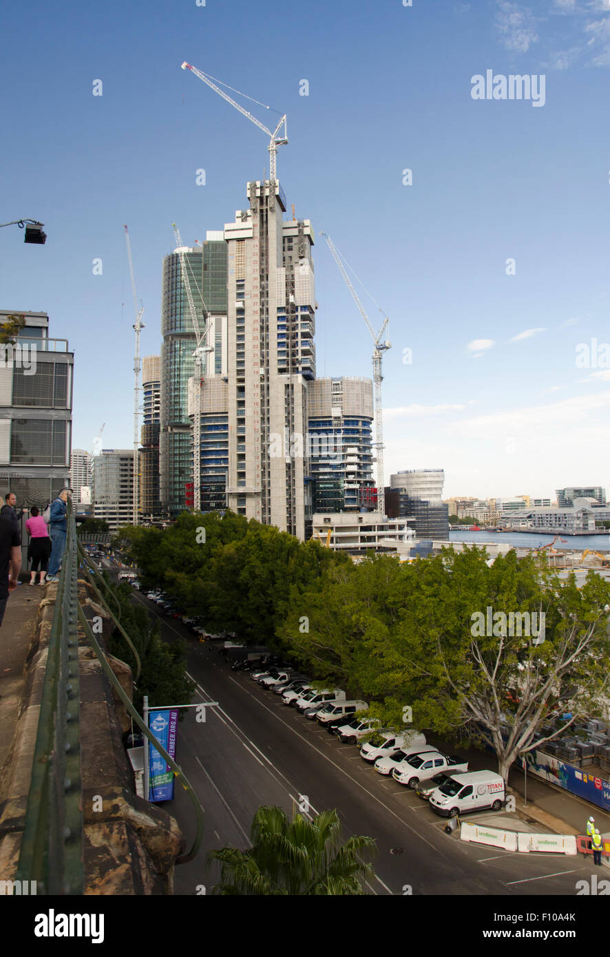 August 2015 Sydney: Construction underway of office and accommodation ...