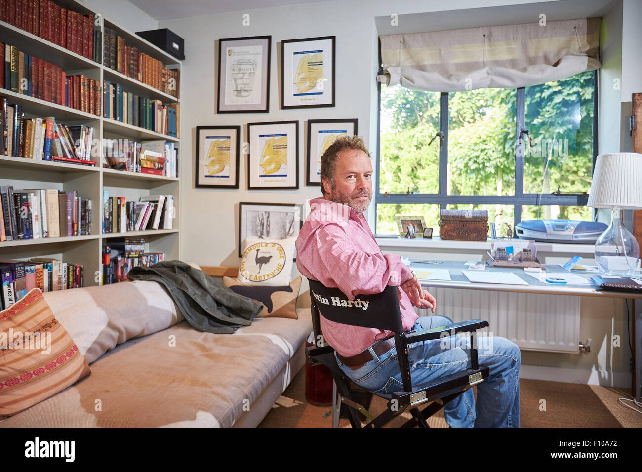 Television producer and director Justin Hardy pictured at his home in ...