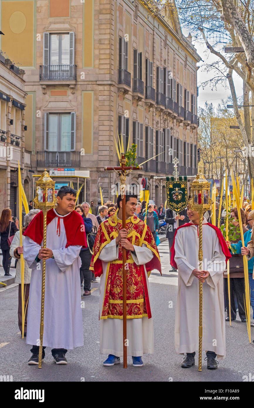 Easter children palm sunday parade hi-res stock photography and images ...