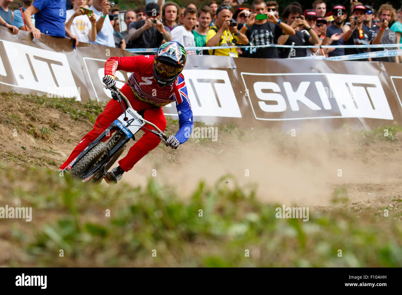Val Di Sole, Italy - 22 August 2015: Specialized Racing Team rider ...