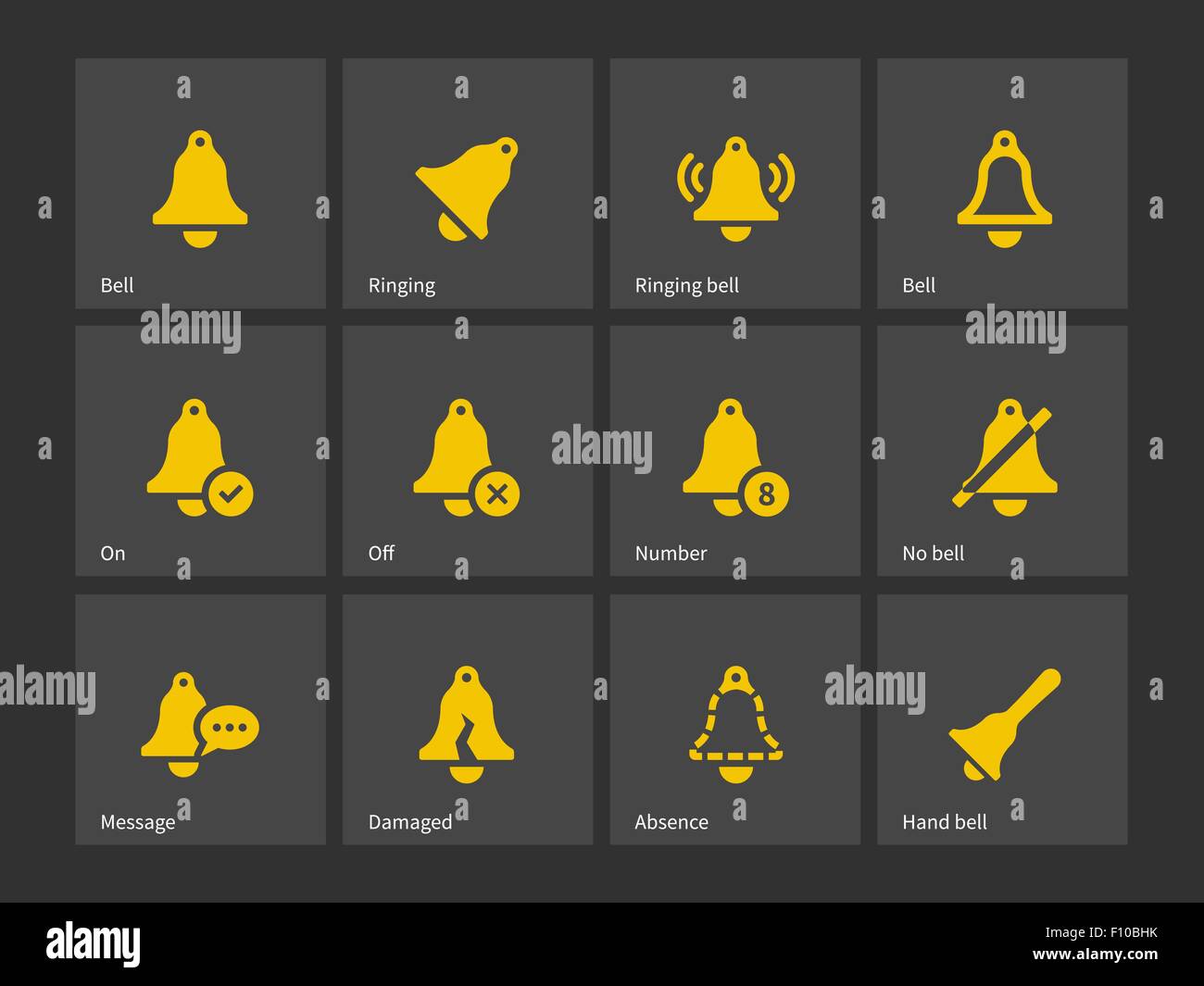 Bell graphic hi-res stock photography and images - Alamy