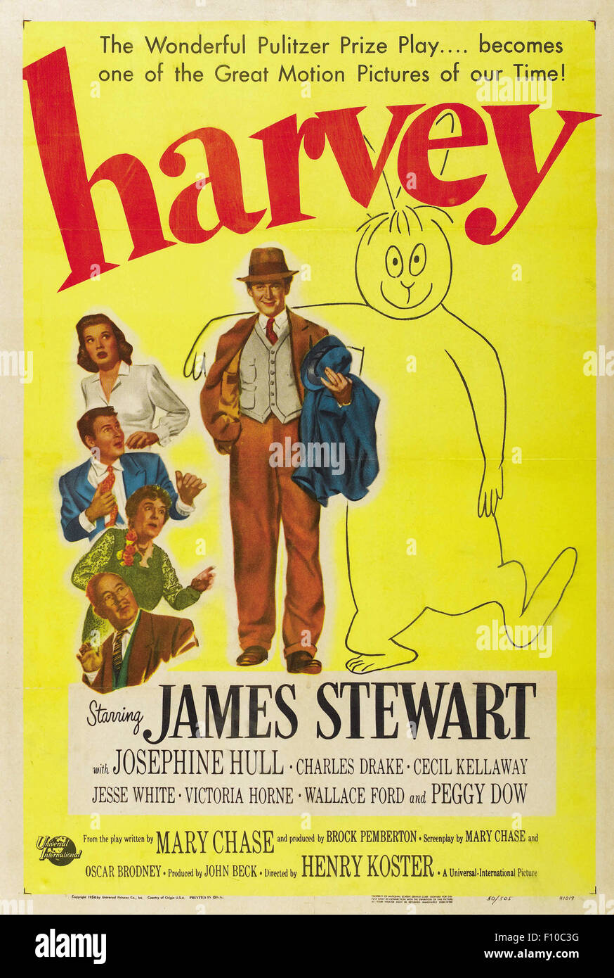 Harvey - Movie Poster Stock Photo - Alamy