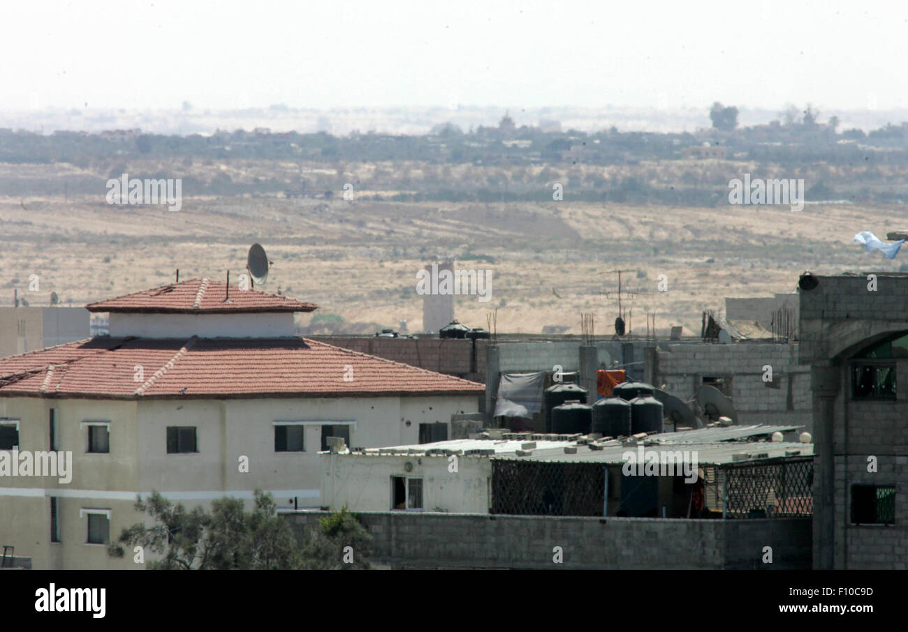 Rafah, Gaza Strip, Palestinian Territory. 24th Aug, 2015. A general ...