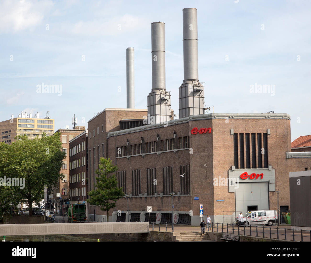 e-on power station in central Rotterdam, Netherlands Stock Photo - Alamy