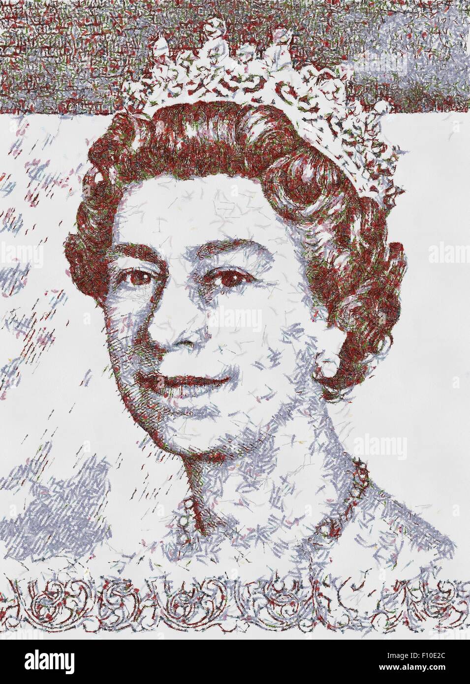 Queen elizabeth ii 1952 portrait hi-res stock photography and images ...