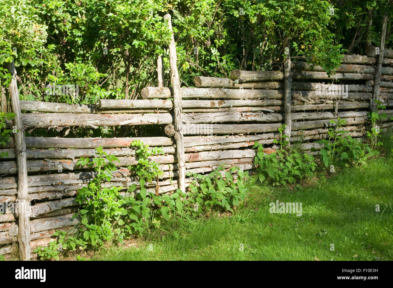 Traditional swedish fence hi-res stock photography and images - Alamy