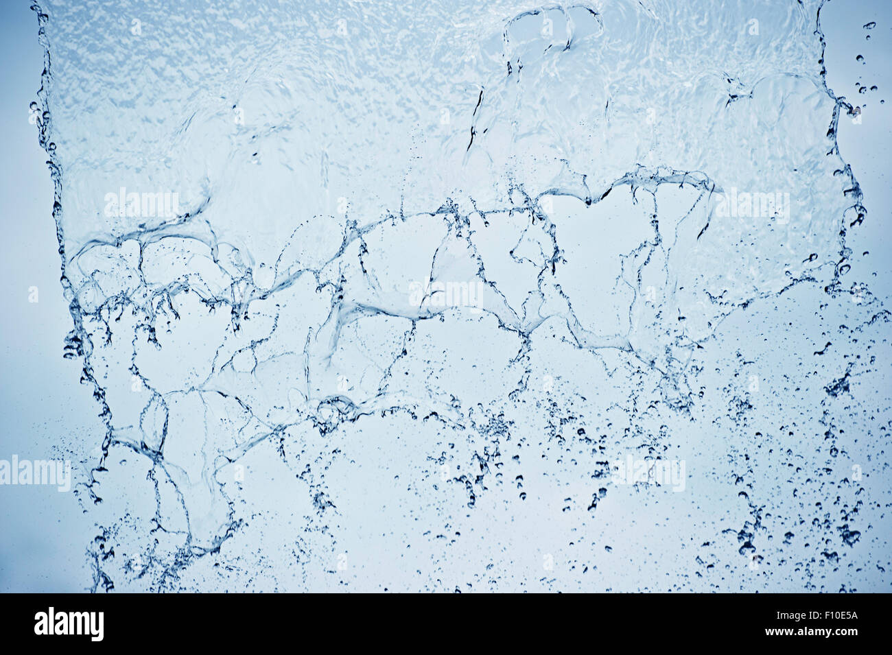 splash of water falling Stock Photo - Alamy