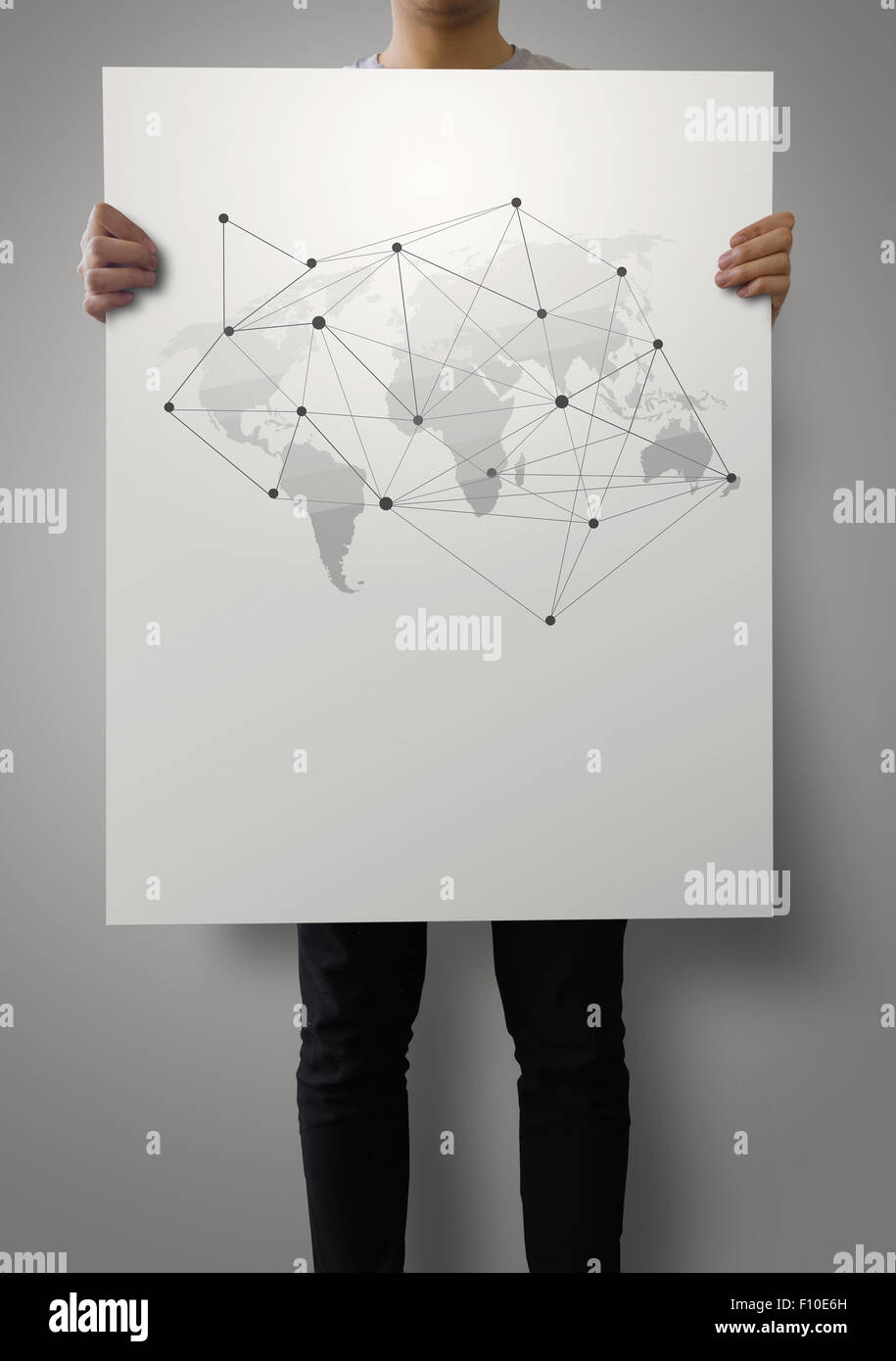 Poster computer network hi-res stock photography and images - Alamy