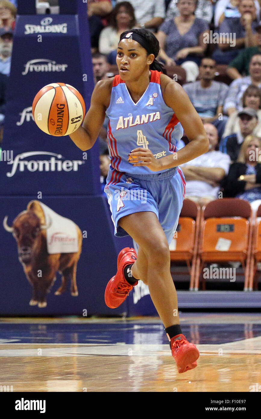 Uncasville, CT, USA. 23rd August, 2015. Atlanta Dream guard Sydney ...