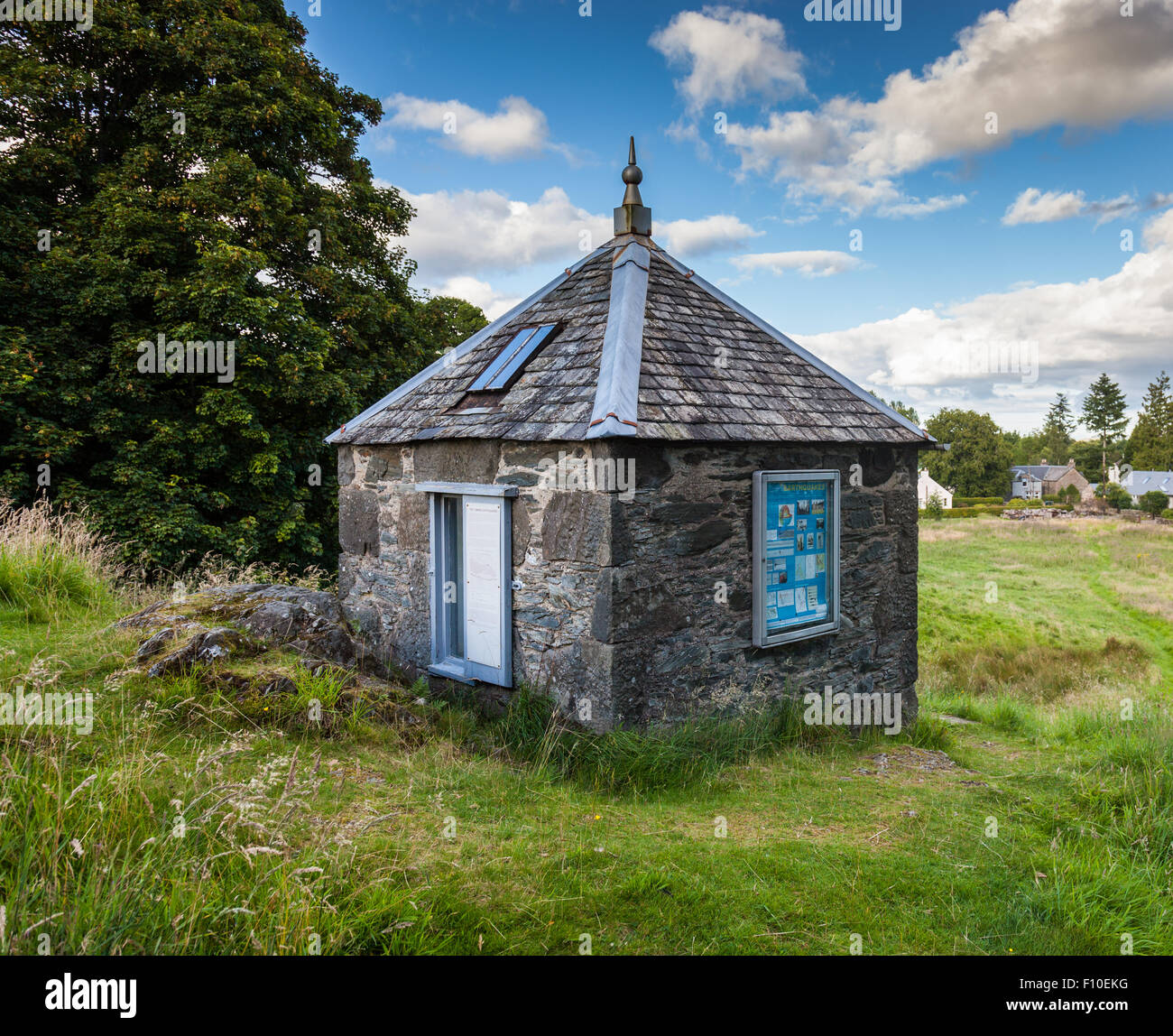 The Earthquake House in Comrie, Perthshire, Scotland, UK Stock Photo ...