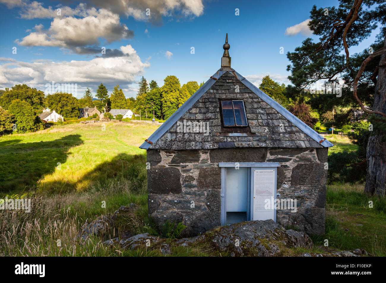 The Earthquake House in Comrie, Perthshire, Scotland, UK Stock Photo ...