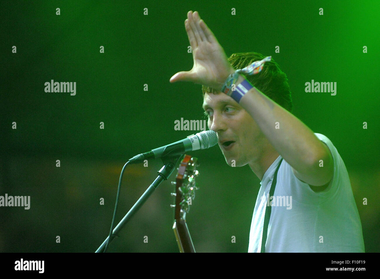 Trutnov, Czech Republic. 23rd Aug, 2015. Guitarist and singer of ...