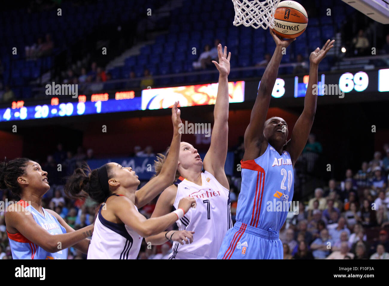 Uncasville, CT, USA. 23rd August, 2015. Atlanta Dream forward Sancho ...