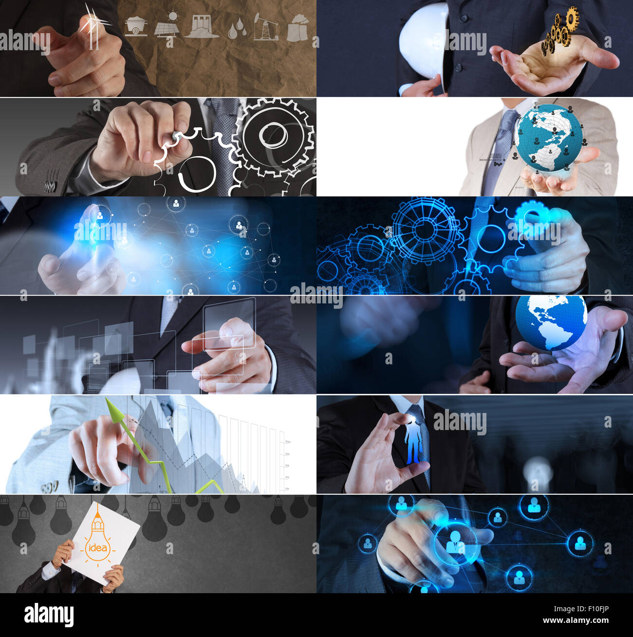 Creative business collage hi-res stock photography and images - Alamy