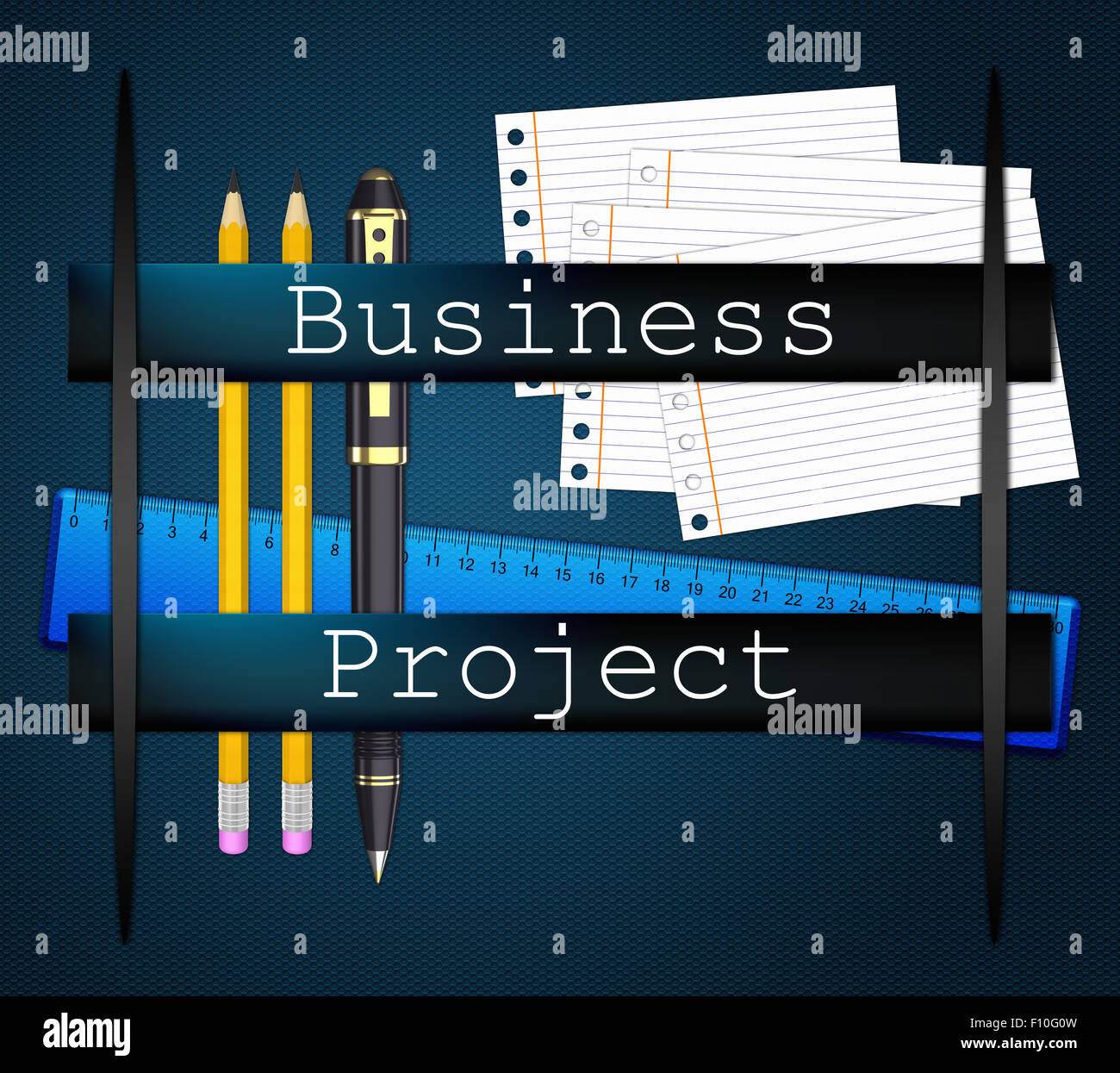 Business project as concept background Stock Photo - Alamy