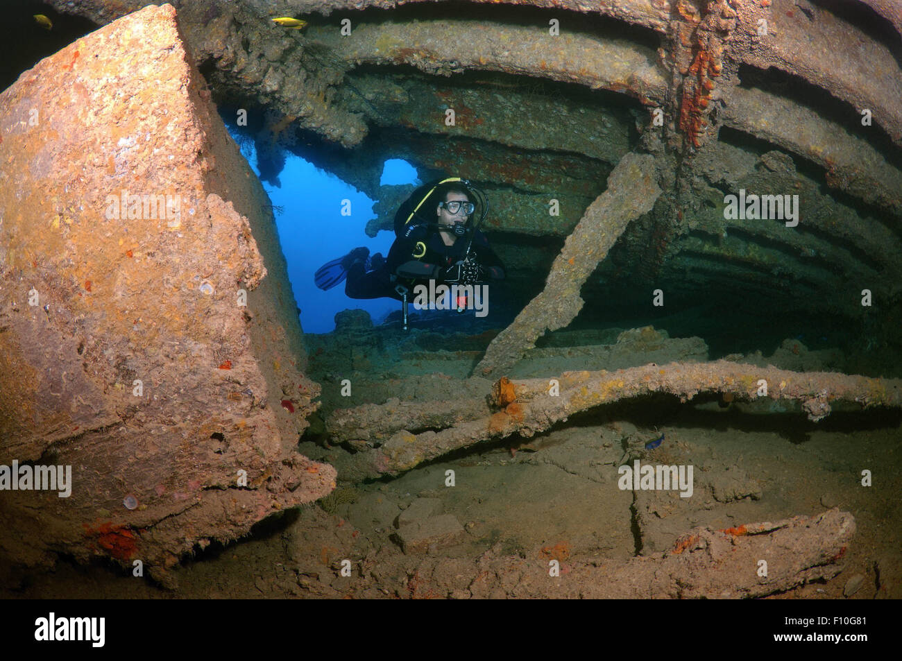 Wreck Of Dunraven In The Red Sea High Resolution Stock Photography and ...