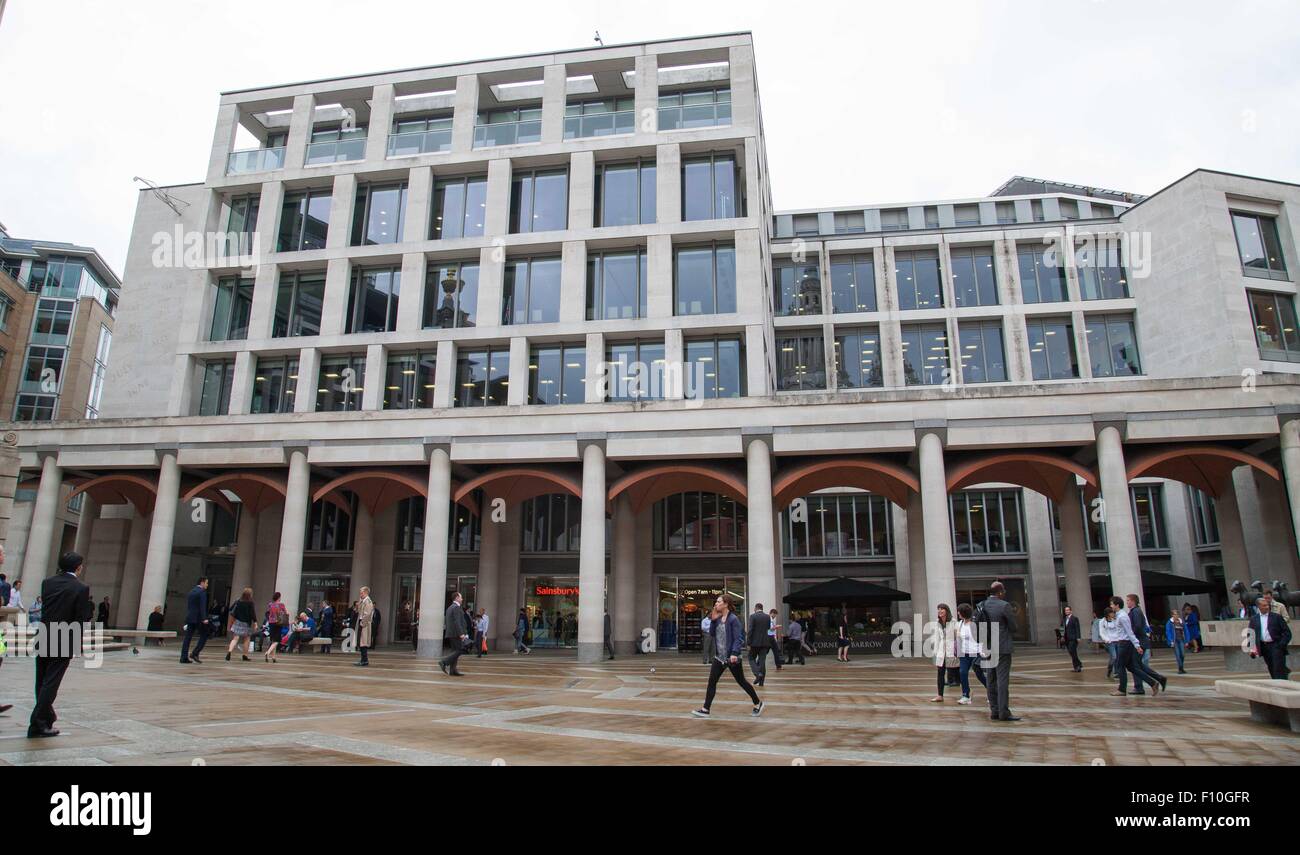 General View GV of the London Stock Exchange, 10 Paternoster Square ...