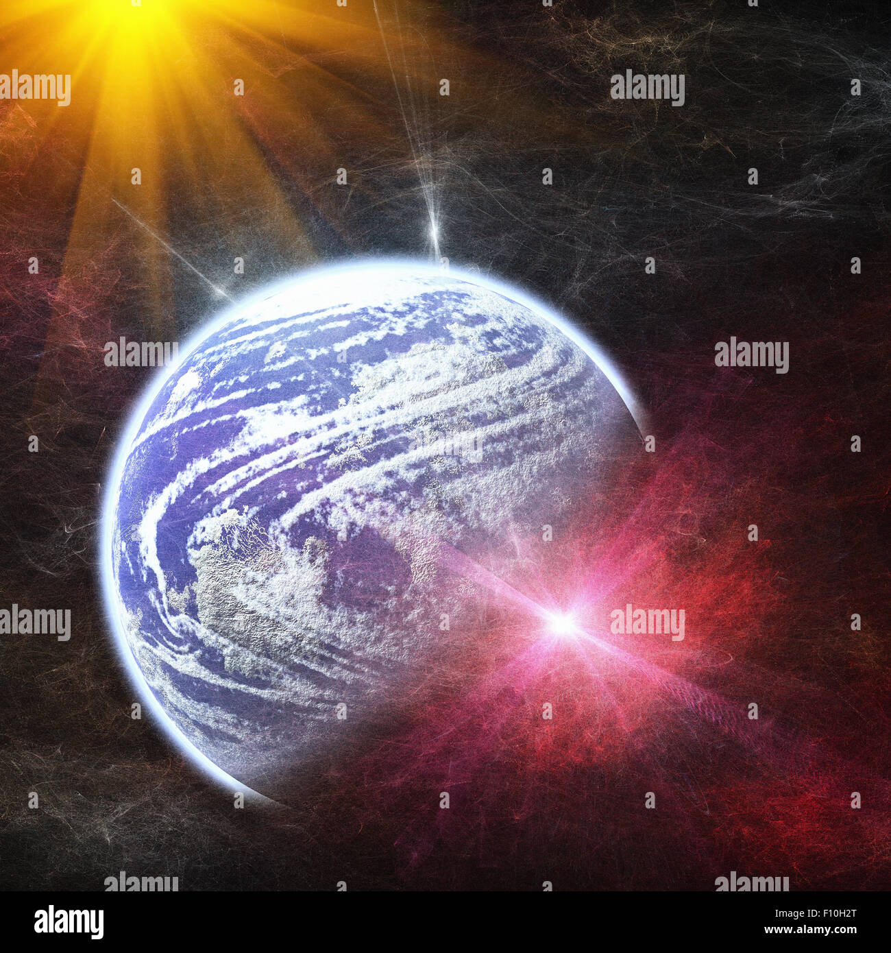 Abstract scientific background, earth as concept Stock Photo - Alamy