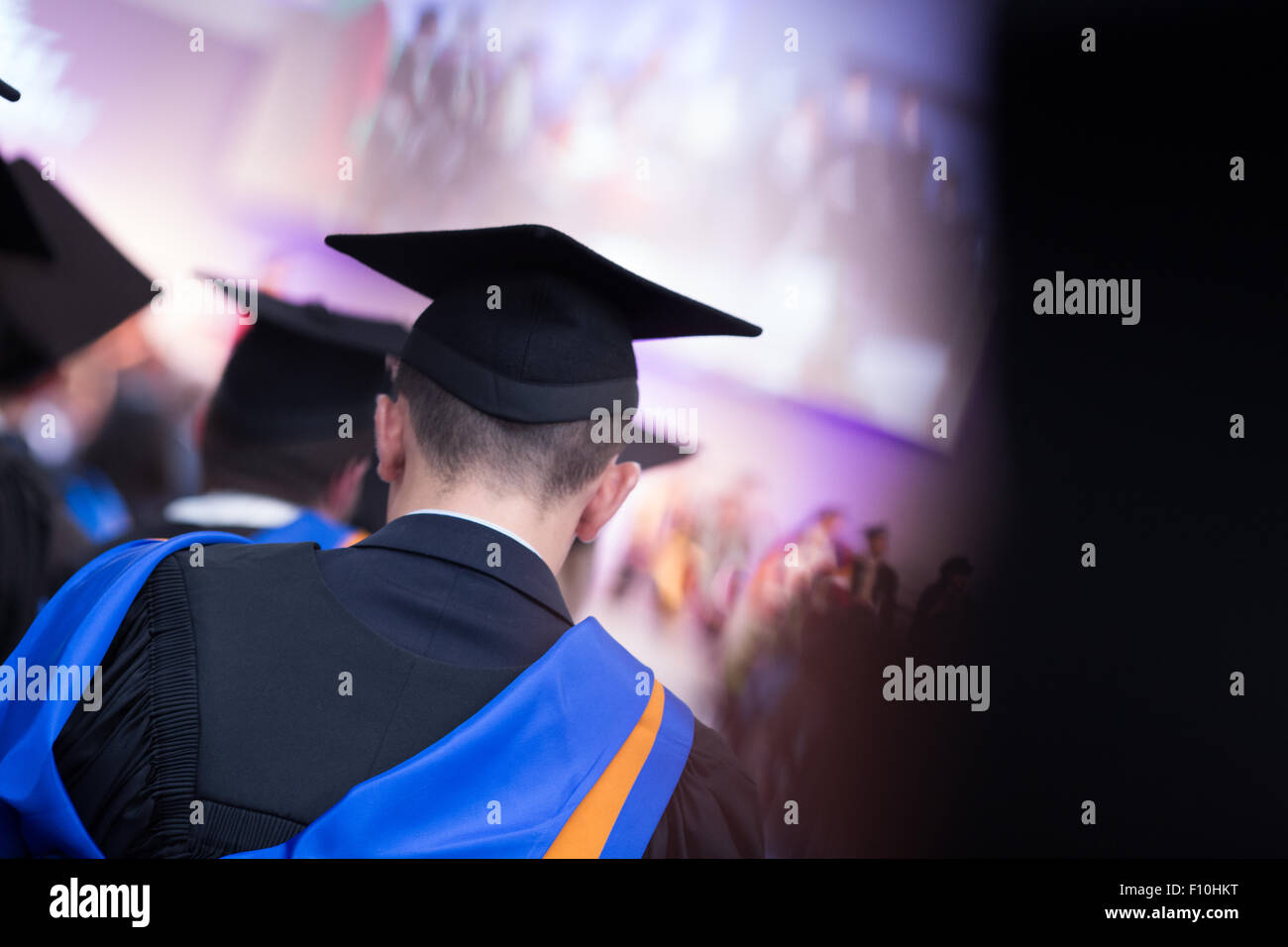 graduating student in ceremony Stock Photo - Alamy