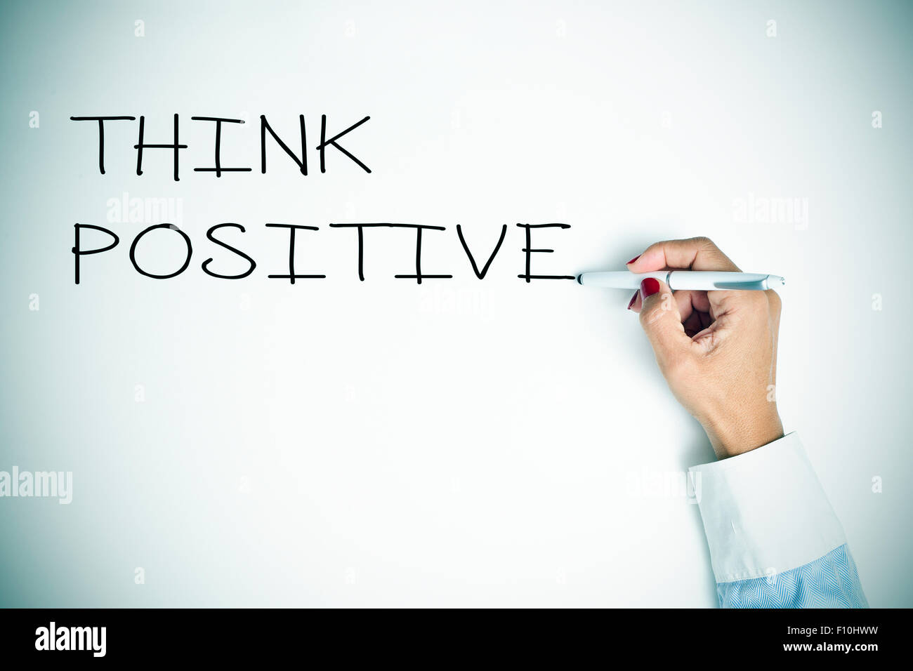 Think positive hi-res stock photography and images - Alamy