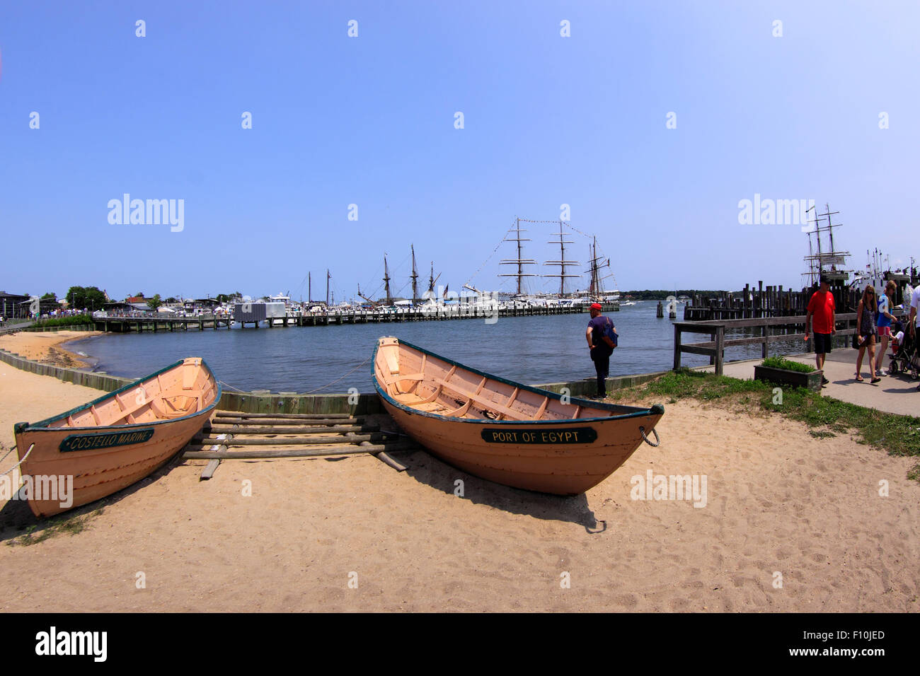 Greenport Harbor Long Island New York Stock Photo - Alamy
