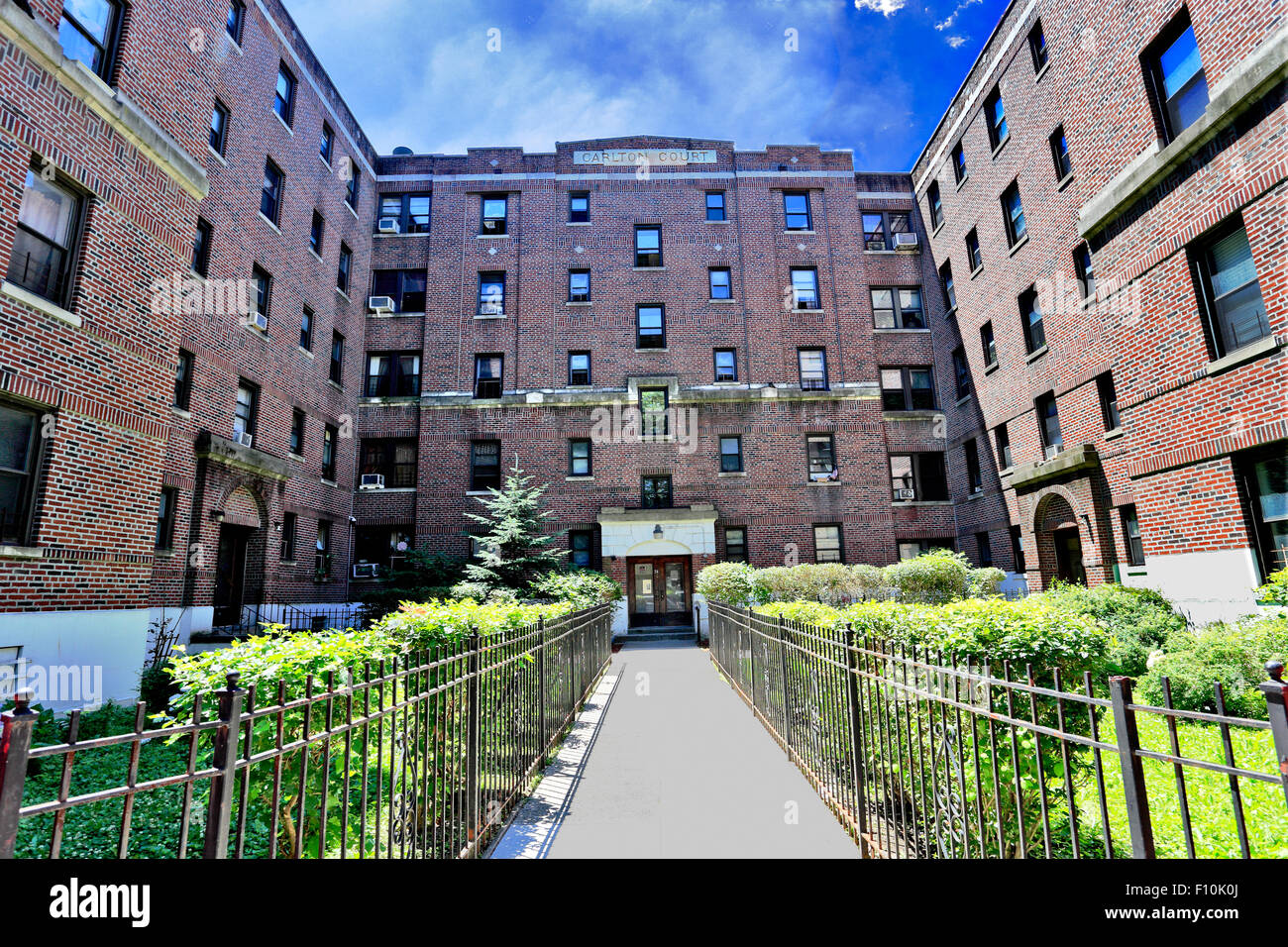 Apartment houses Caryl Ave. Yonkers New York Stock Photo - Alamy