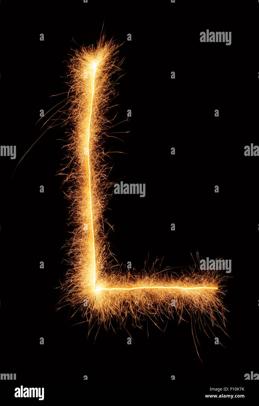 The Letter L On Fire