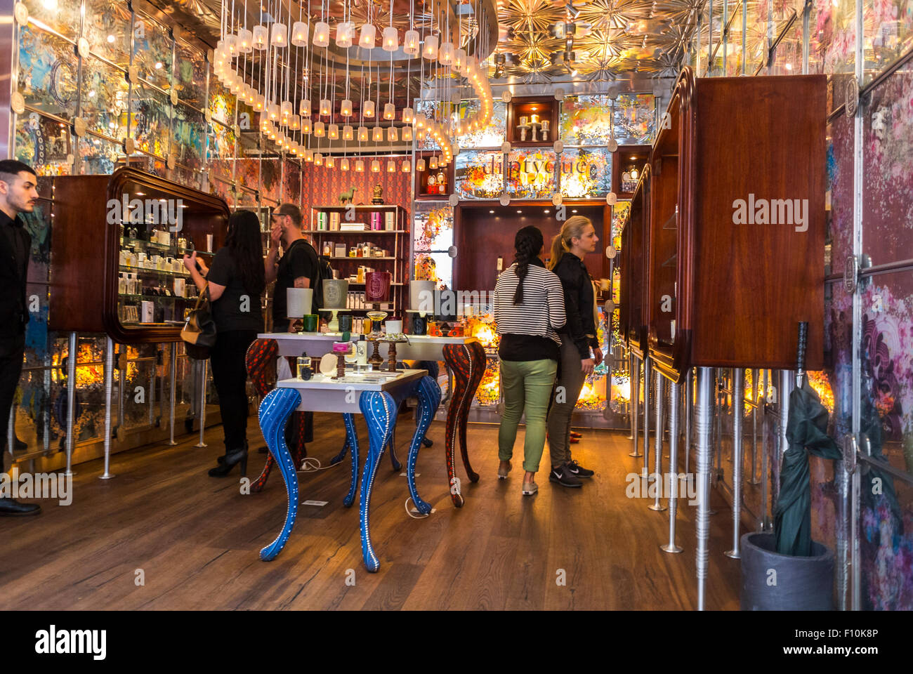 New York City, USA, People Shopping Inside, Greenwich Village, Diptyque ...