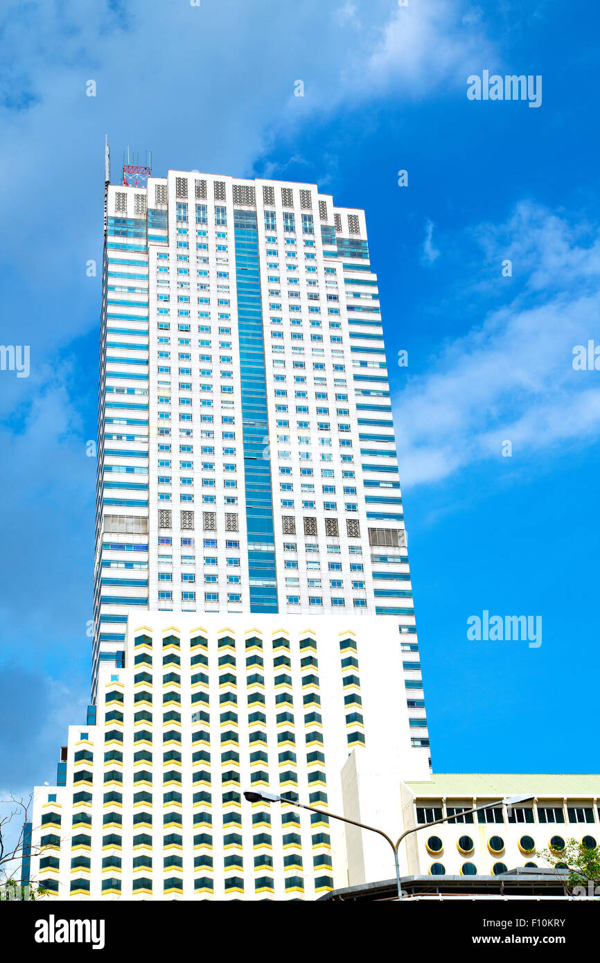 thailand bangkok office district palaces abstract modern building line ...