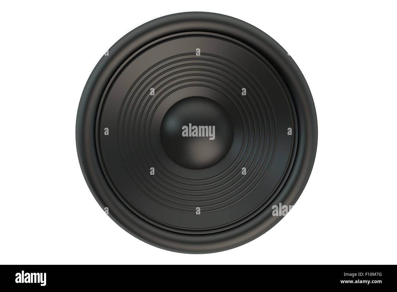 loudspeaker isolated on white background Stock Photo - Alamy