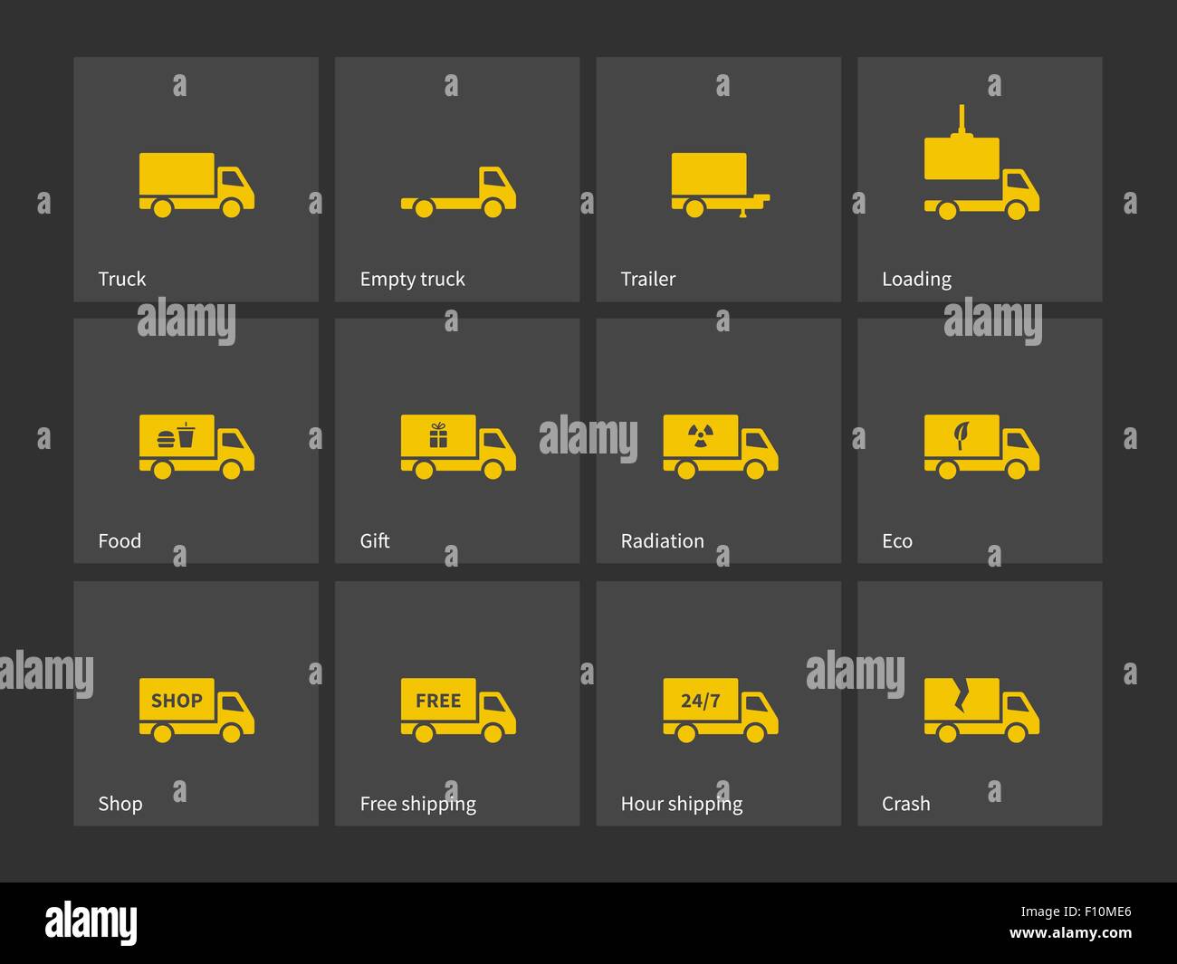 Gasoline trucks Stock Vector Images - Alamy