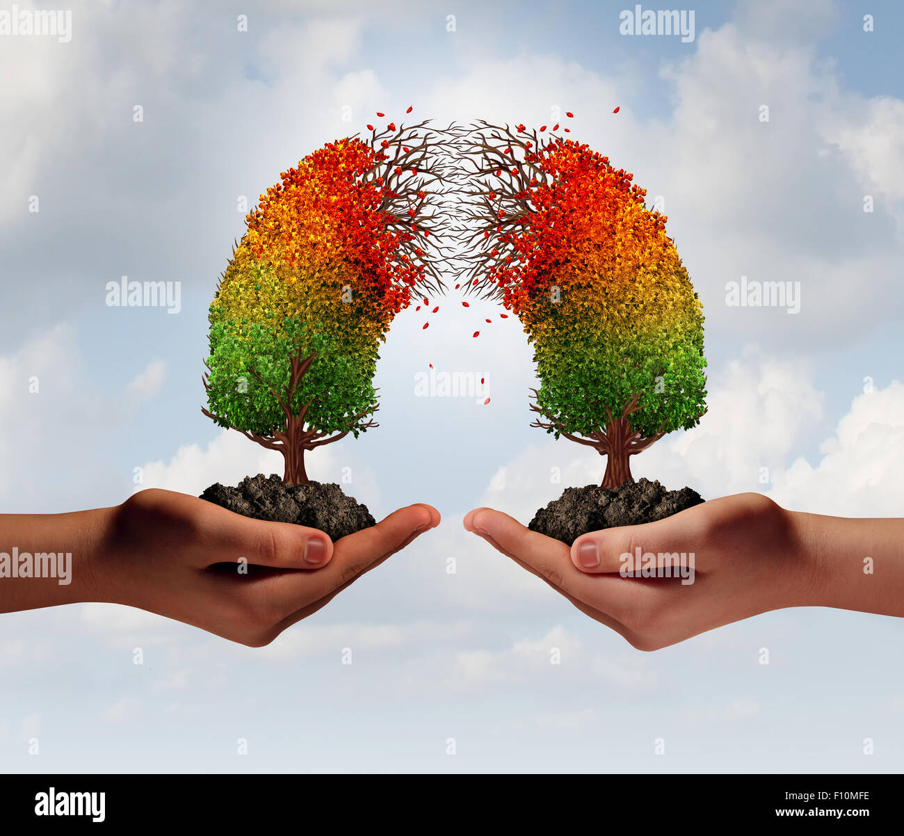 Two People Connected