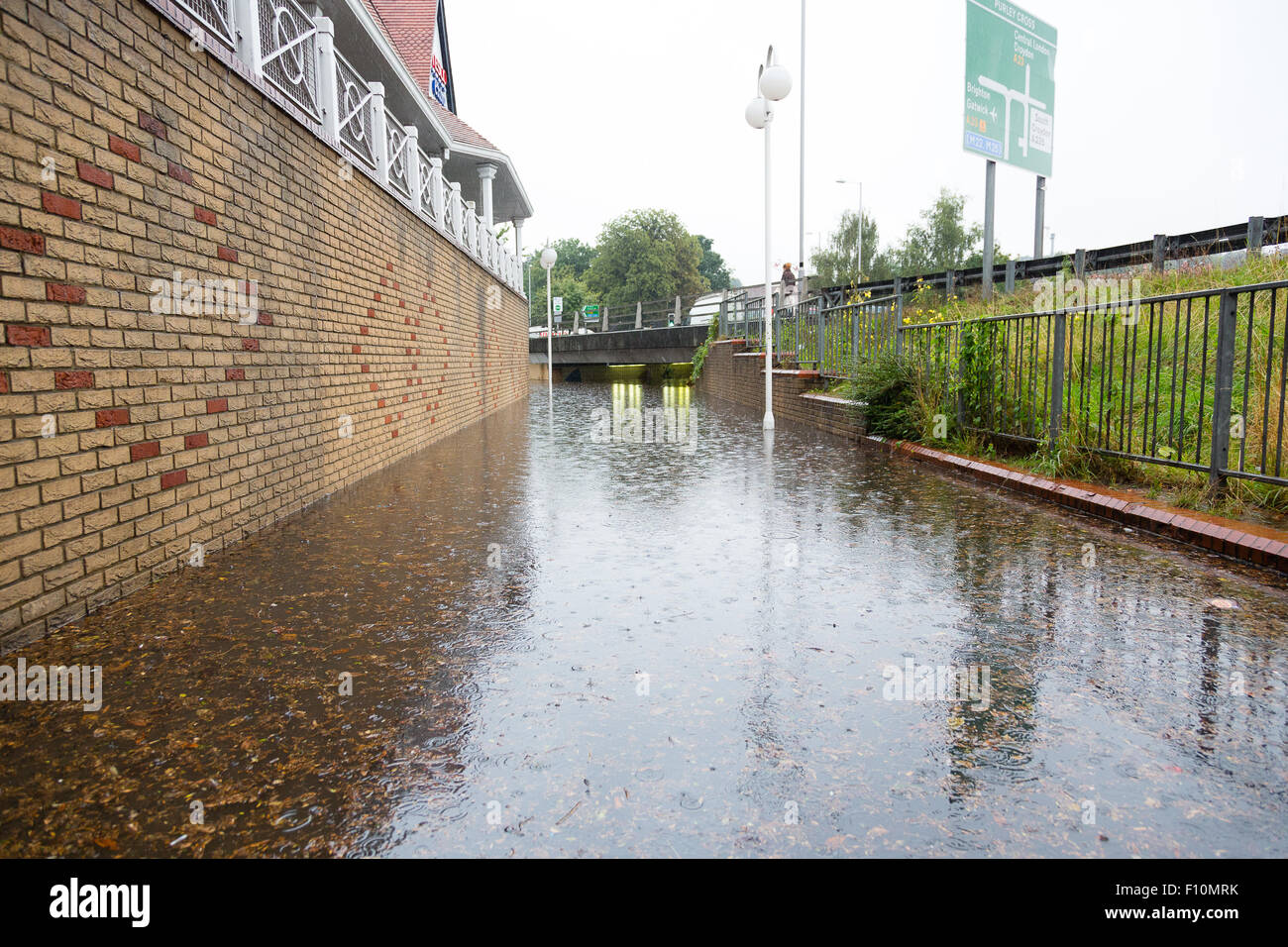 Flood flooding water underpass hi-res stock photography and images - Alamy