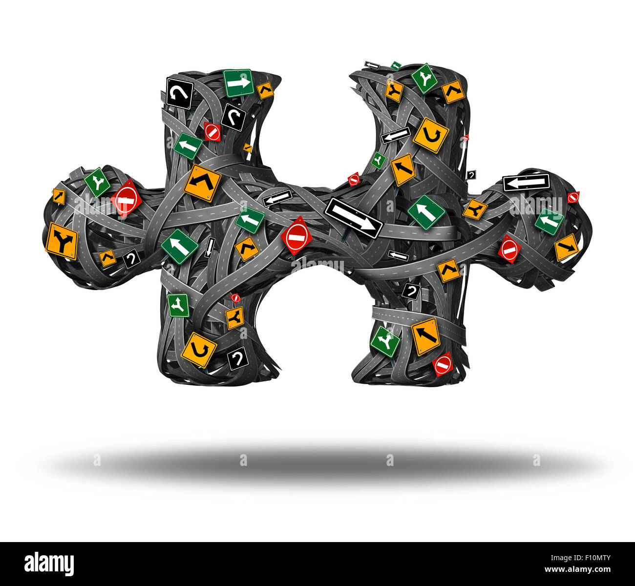 Traffic management road signs hi-res stock photography and images - Alamy