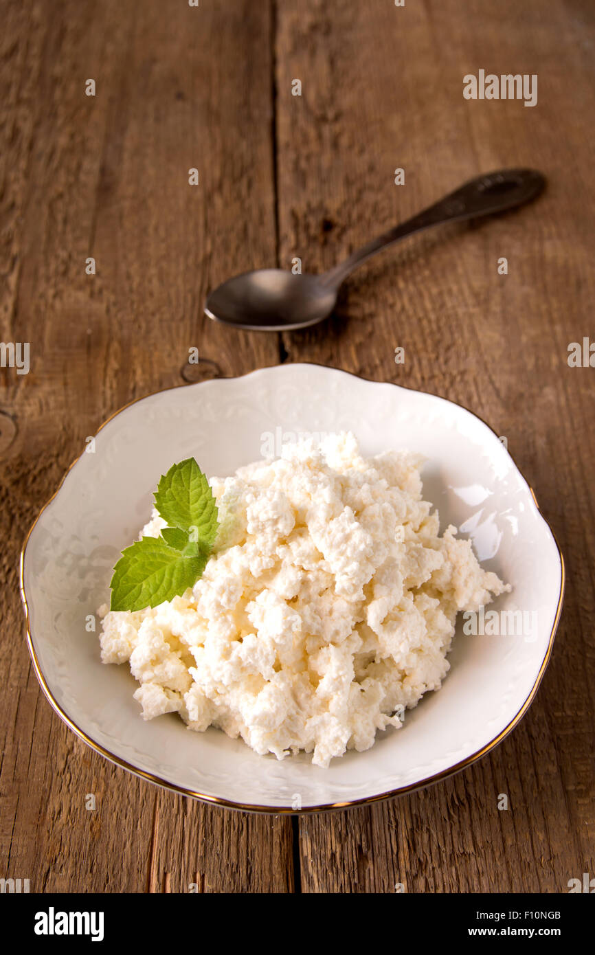 Plain cottage cheese hi-res stock photography and images - Alamy