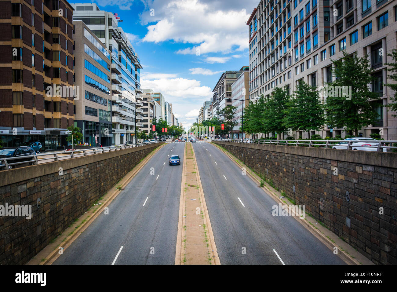 The K Street Underpass at Washington Circle, in Washington, DC Stock ...