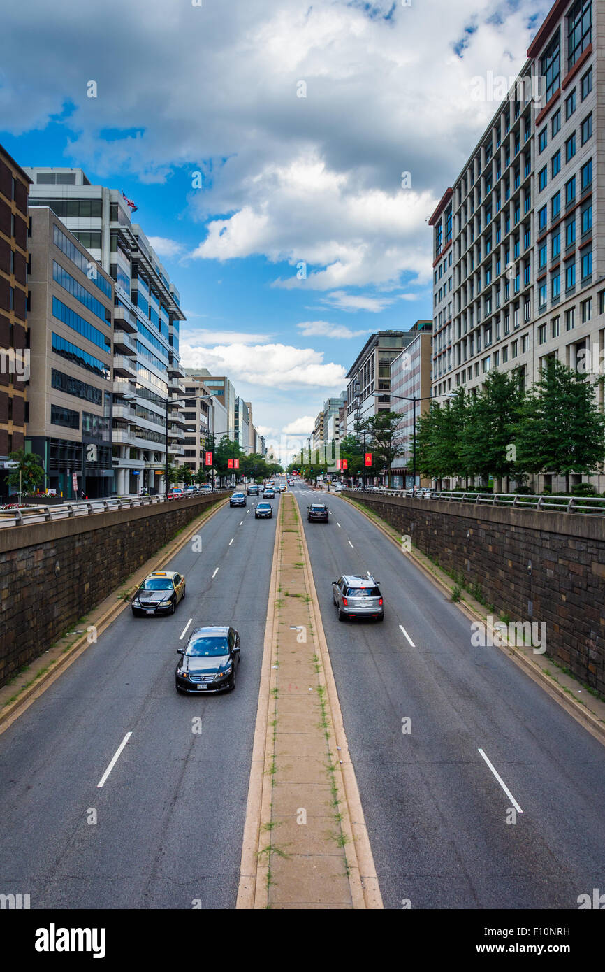 The K Street Underpass at Washington Circle, in Washington, DC Stock ...