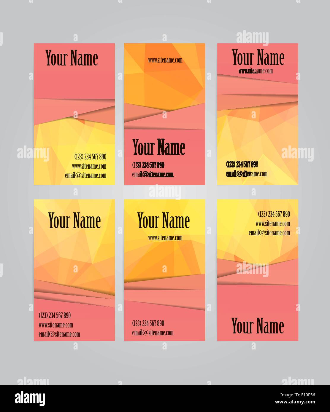 Digital visit card Stock Vector Images - Alamy