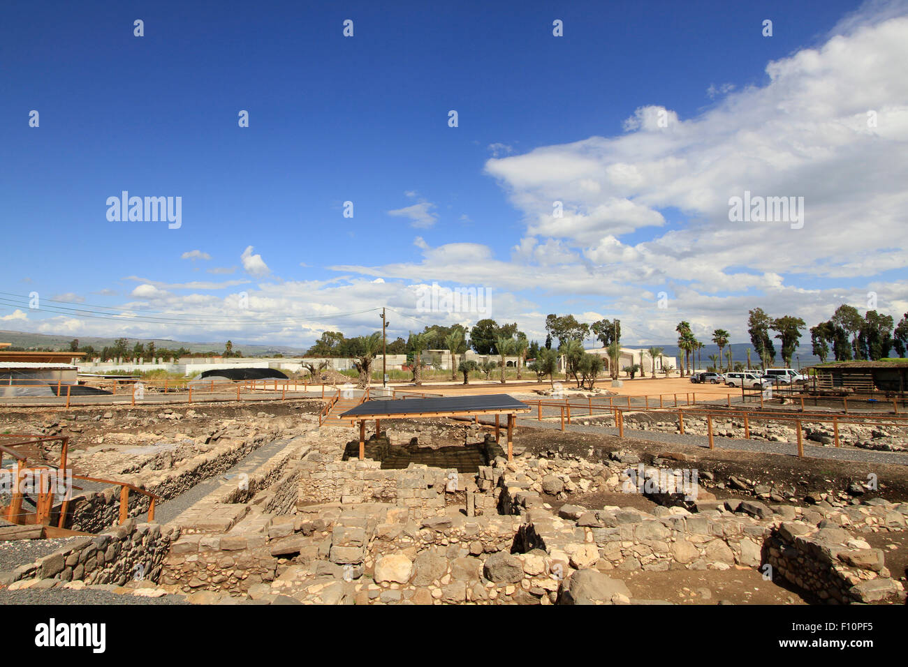 Israel, the Archaeological Park at Magdala Center by the Sea of Galilee ...