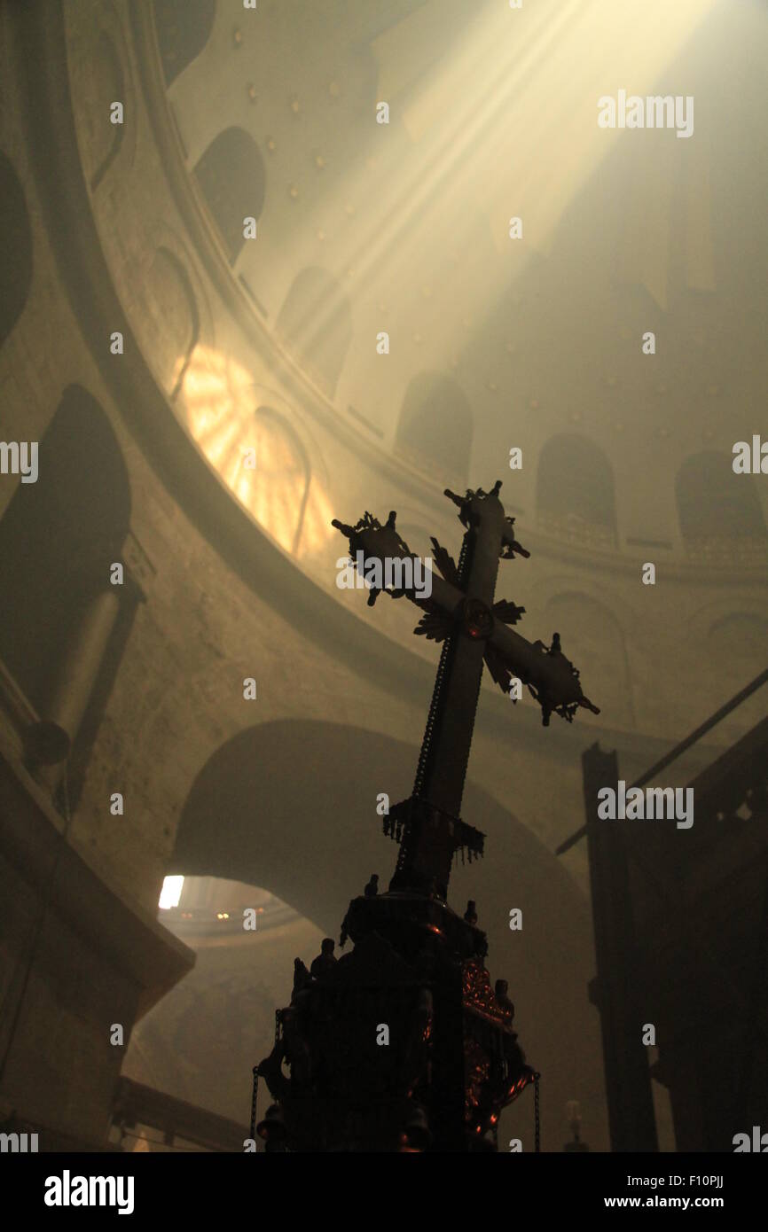 Easter, Holy Saturday, the Ceremony of the Holy Light at the Church of ...