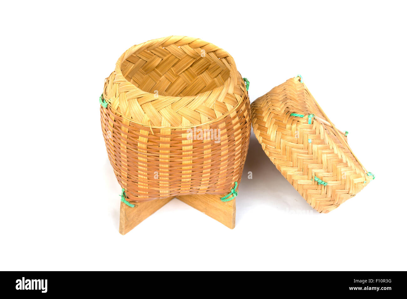 "Kratip" sticky rice container Stock Photo - Alamy