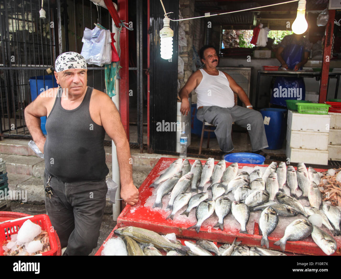 Fish market kusadasi turkey hi-res stock photography and images - Alamy