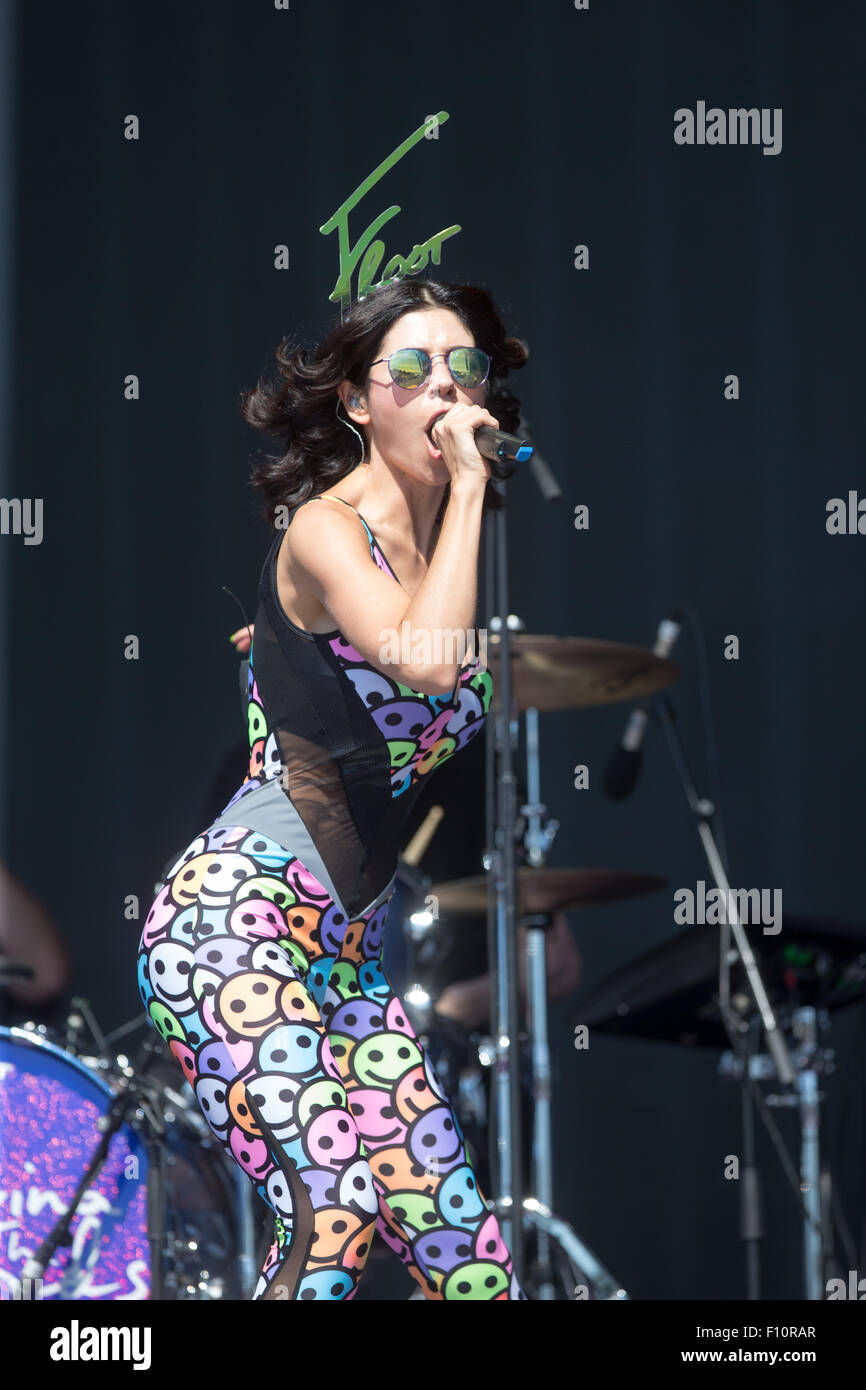 Marina Lambrini Diamandis of Marina and the Diamonds performing at the ...